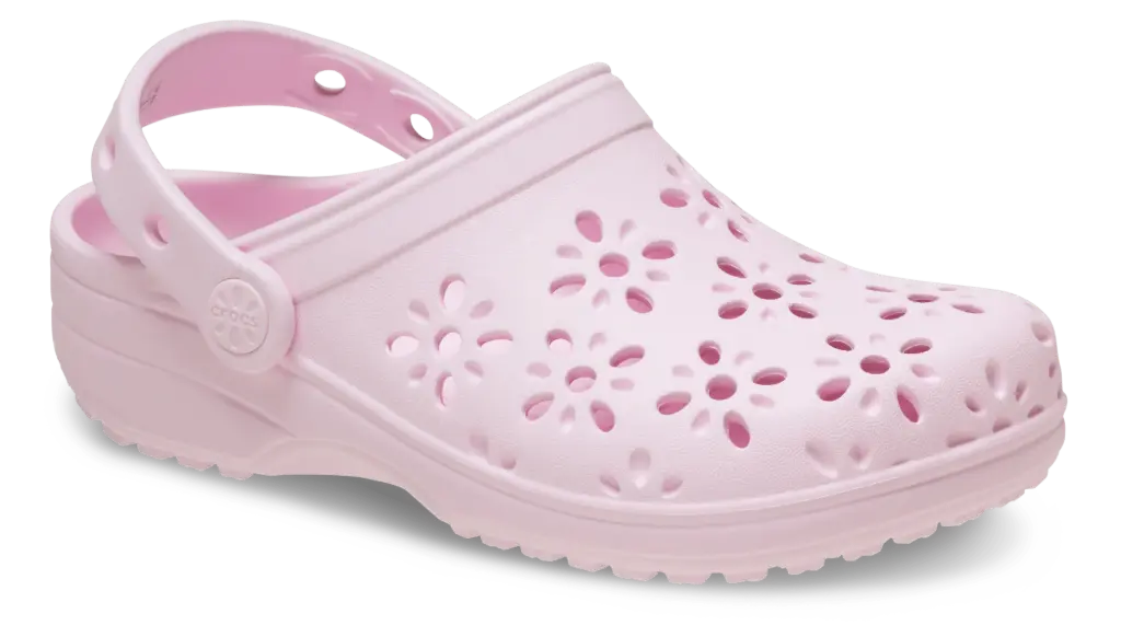 CR GIRLS CLASSIC FLORAL CUT OUT CLOG | AeroSoft